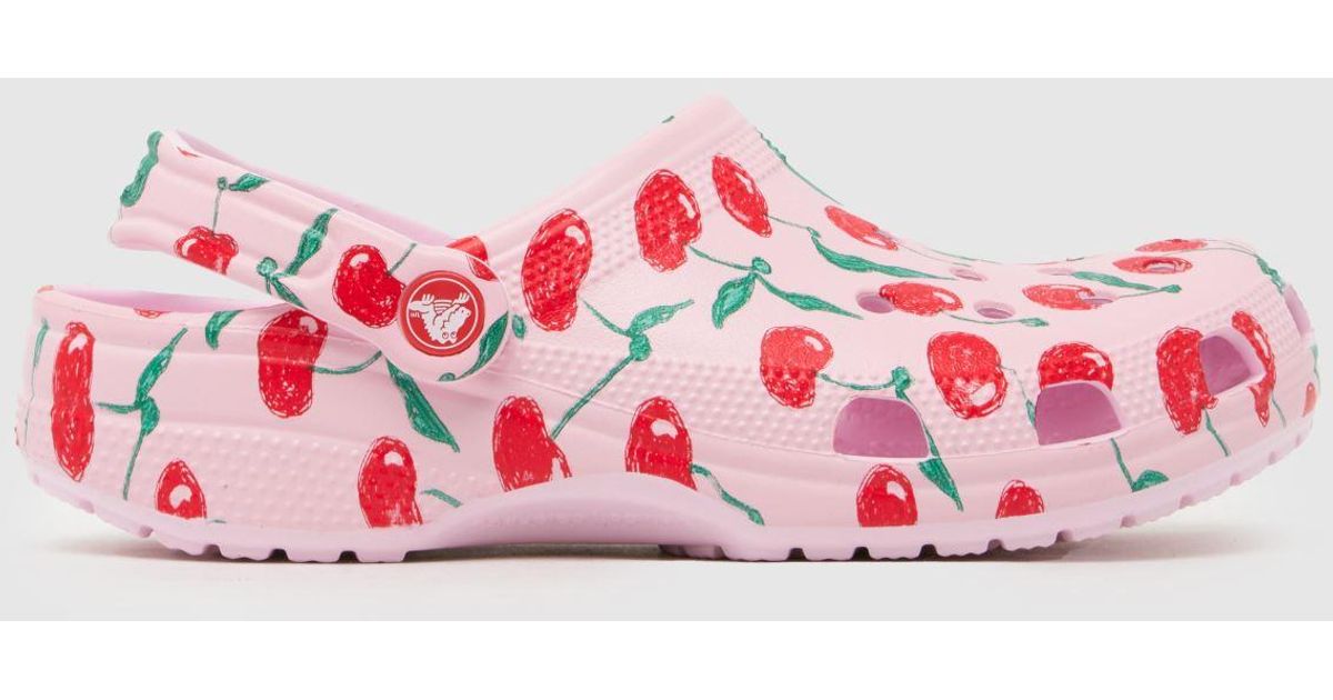 Crocs™ Classic Cherry Clog in Red | Lyst UK
