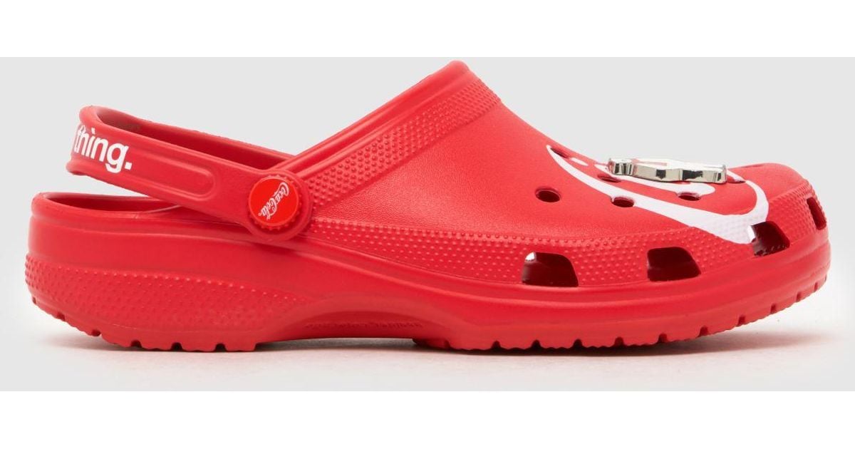 Crocs™ Classic Coca Cola Clog Sandals in Red | Lyst UK