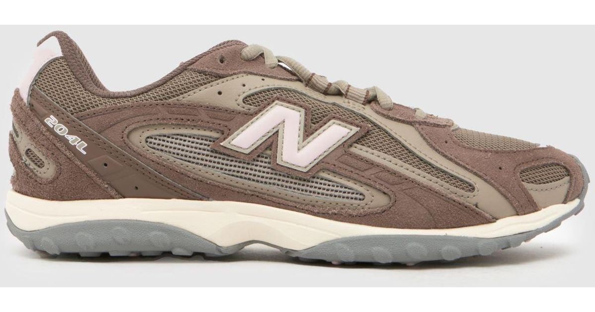 New Balance 204L Trainers in Brown | Lyst UK