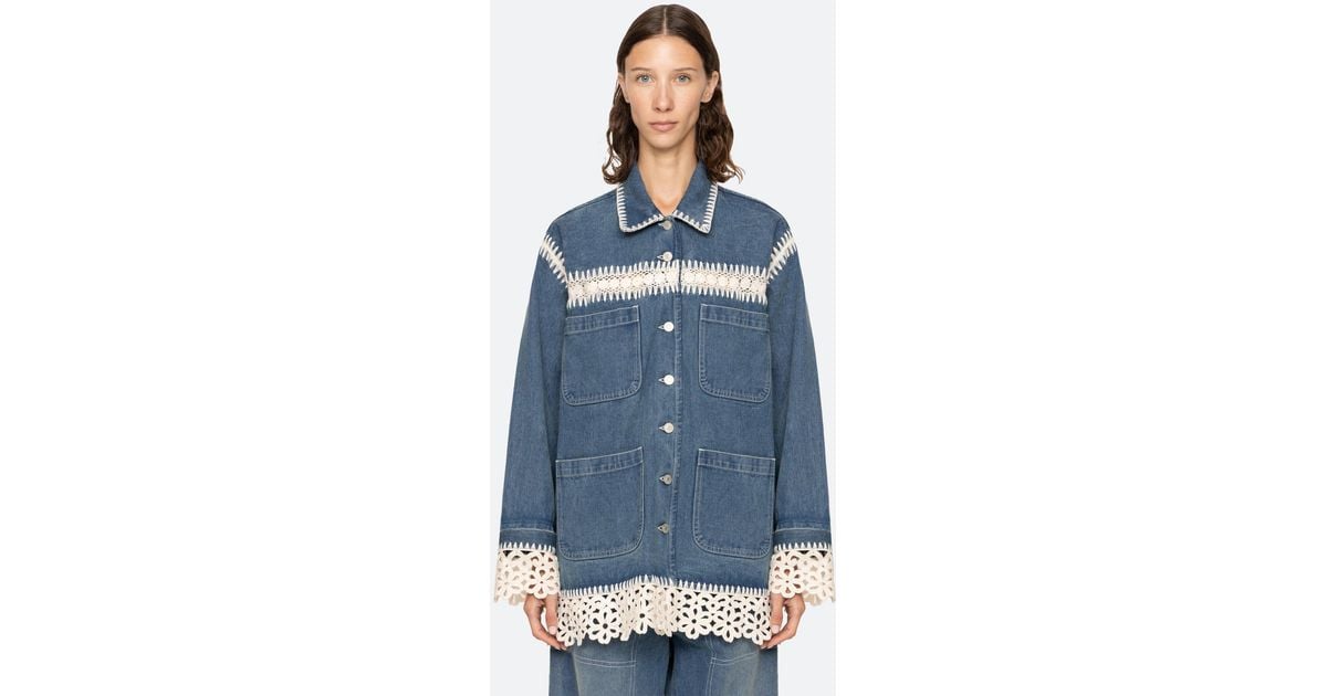 Sea Stasia Jacket in Blue | Lyst