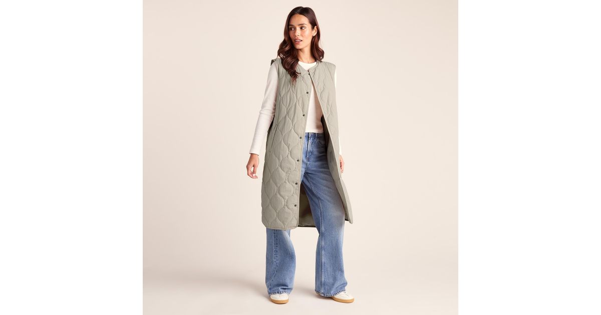 TOG24 Jena Long Insulated Gilet in Blue | Lyst UK
