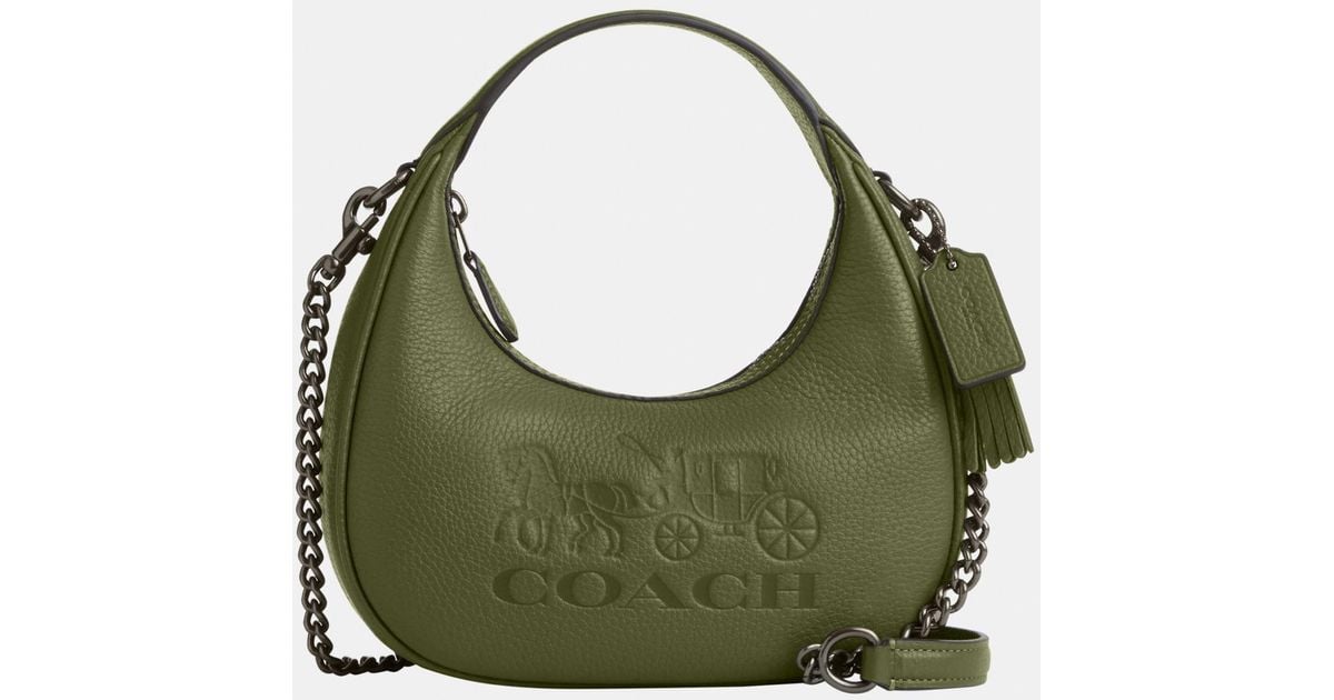 COACH Carmen Mini Crossbody in Green | Lyst UK