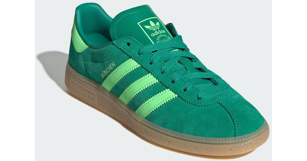 adidas Originals Muenchen Shoes in Green | Lyst UK