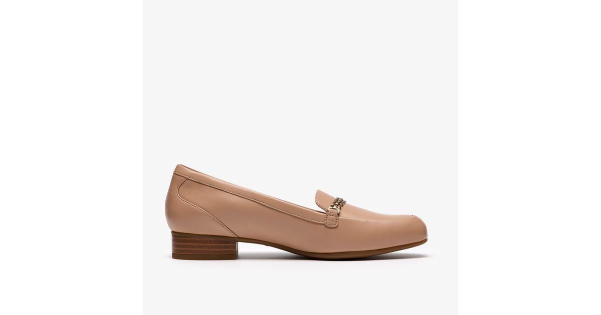 Clarks Juliet Mia Leather Shoes in Brown | Lyst UK