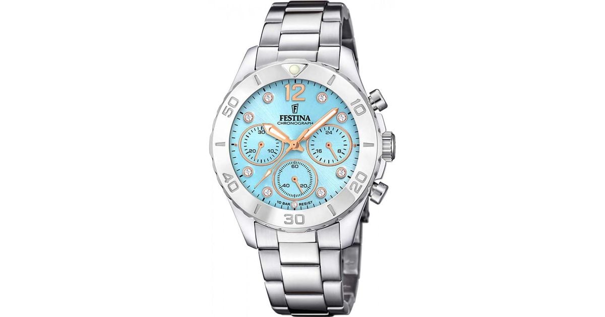 Festina F20603-4 Ladies Boyfriend Watch in Grey | Lyst UK