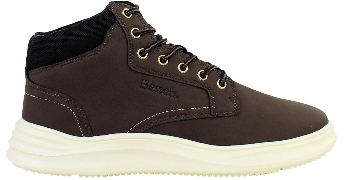 Bench Cheetham Mid Ankle Boots in Black for Men | Lyst UK