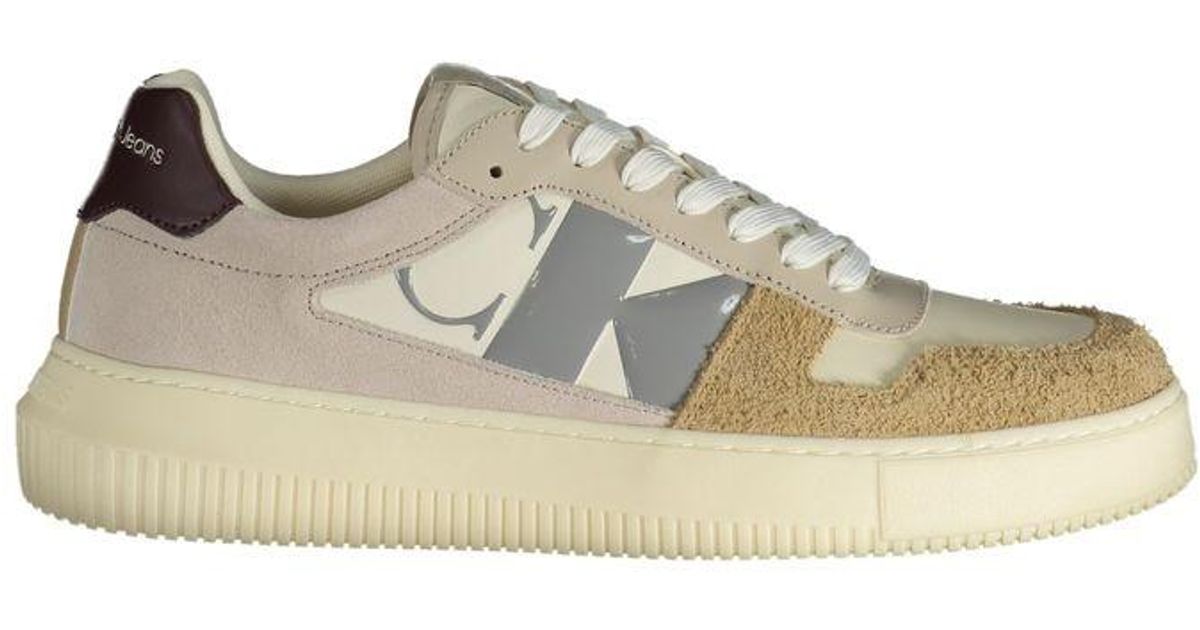 Calvin Klein Kaylee Sneaker Casual Style Beigegrey in White for Men ...
