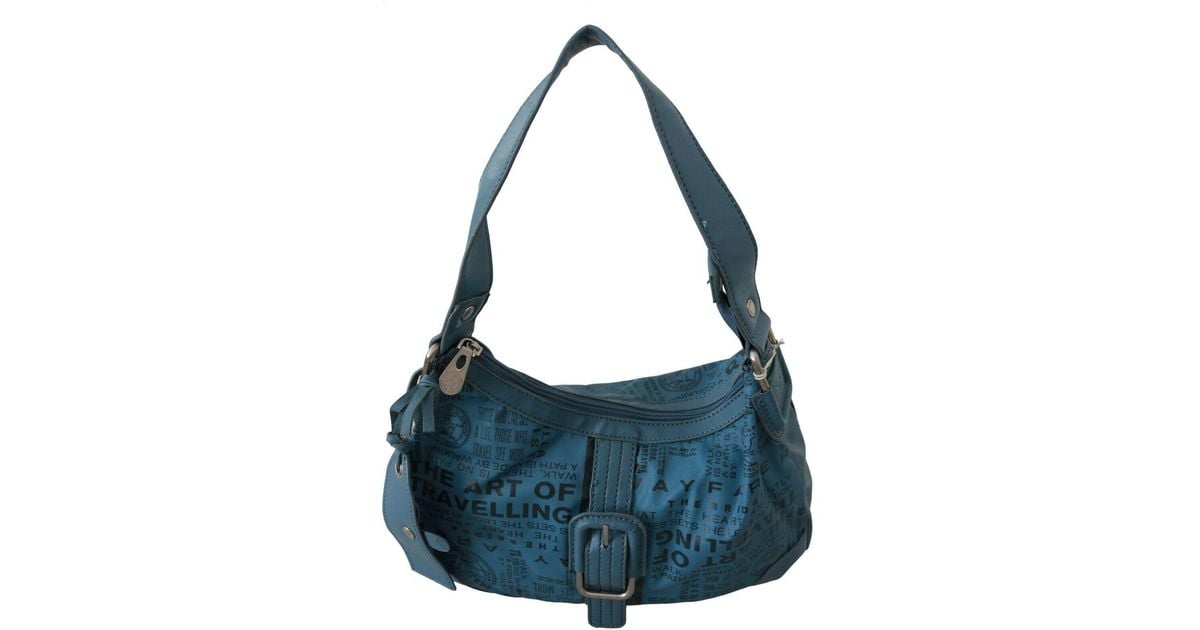 WAYFARER Chic Fabric Shoulder Bag in Blue | Lyst UK