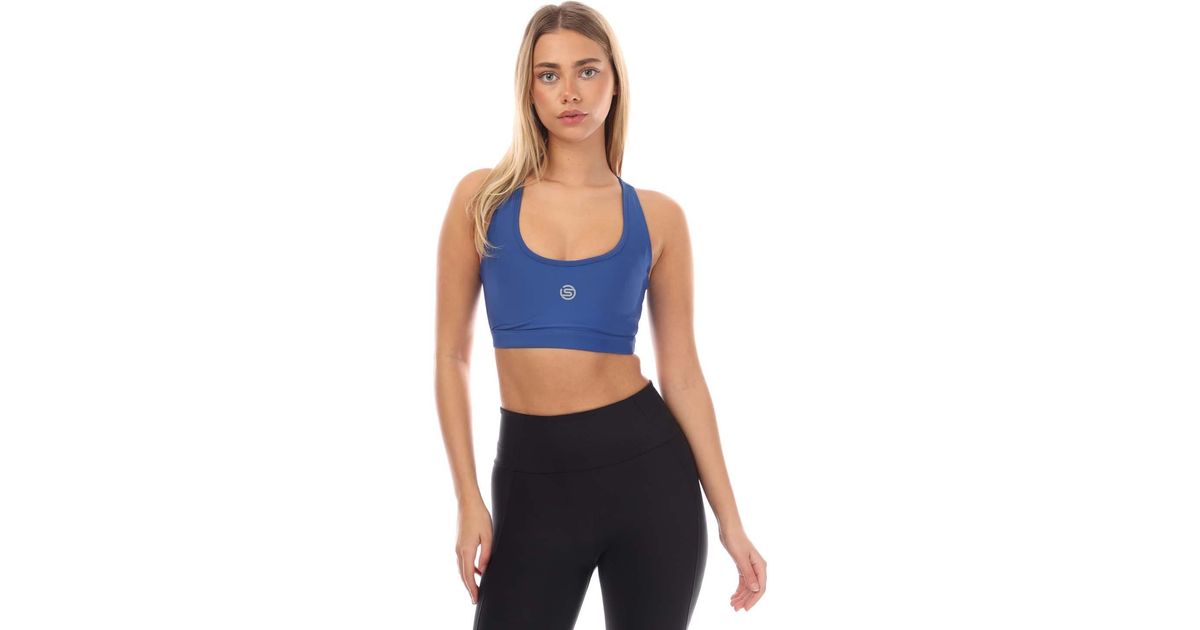 Skins Series-3 Active Bra in Blue | Lyst UK