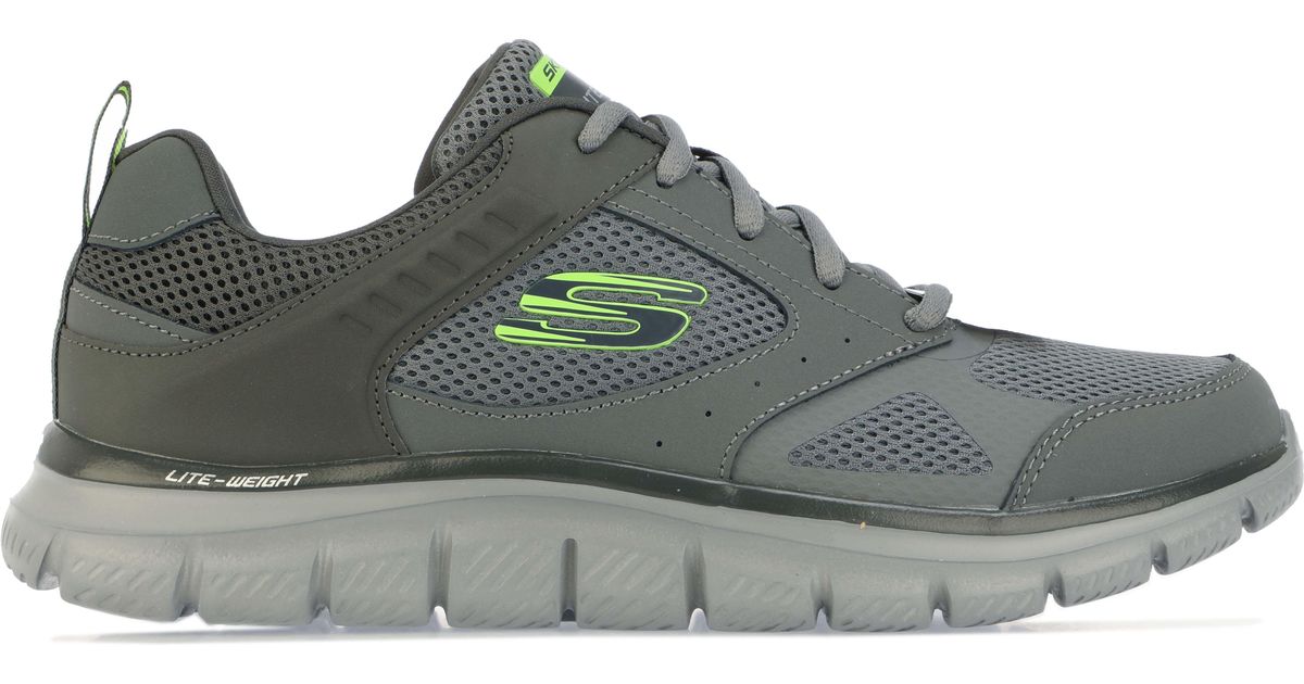 Skechers Track Syntac Trainers Size 6 in Grey for Men | Lyst UK