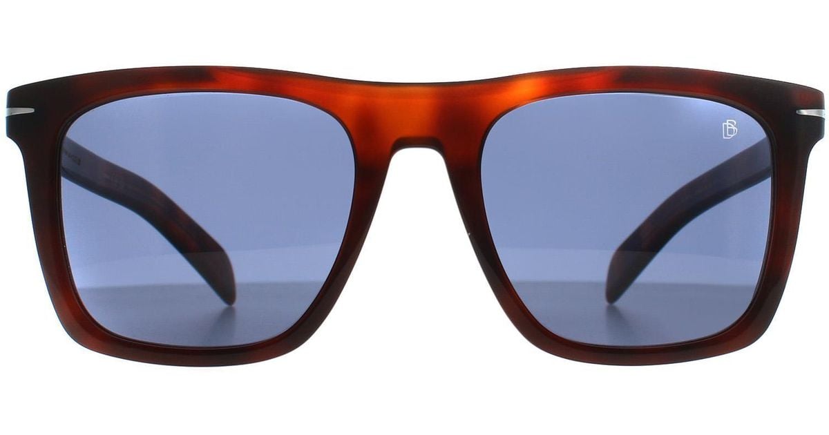 David Beckham Square Tortoise Avio Db 7000/S in Blue for Men | Lyst UK
