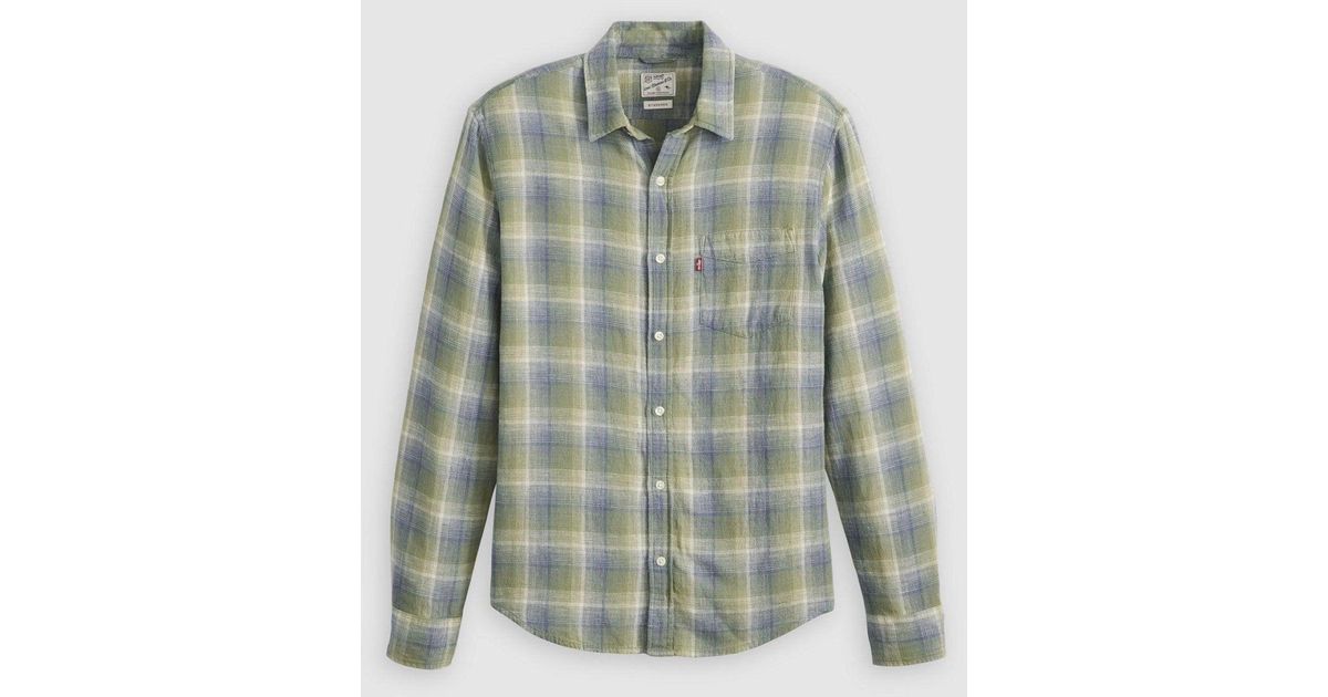 Levi's Levi's Nolan Plaid Sage Sunset Standard Shirt for Men | Lyst UK
