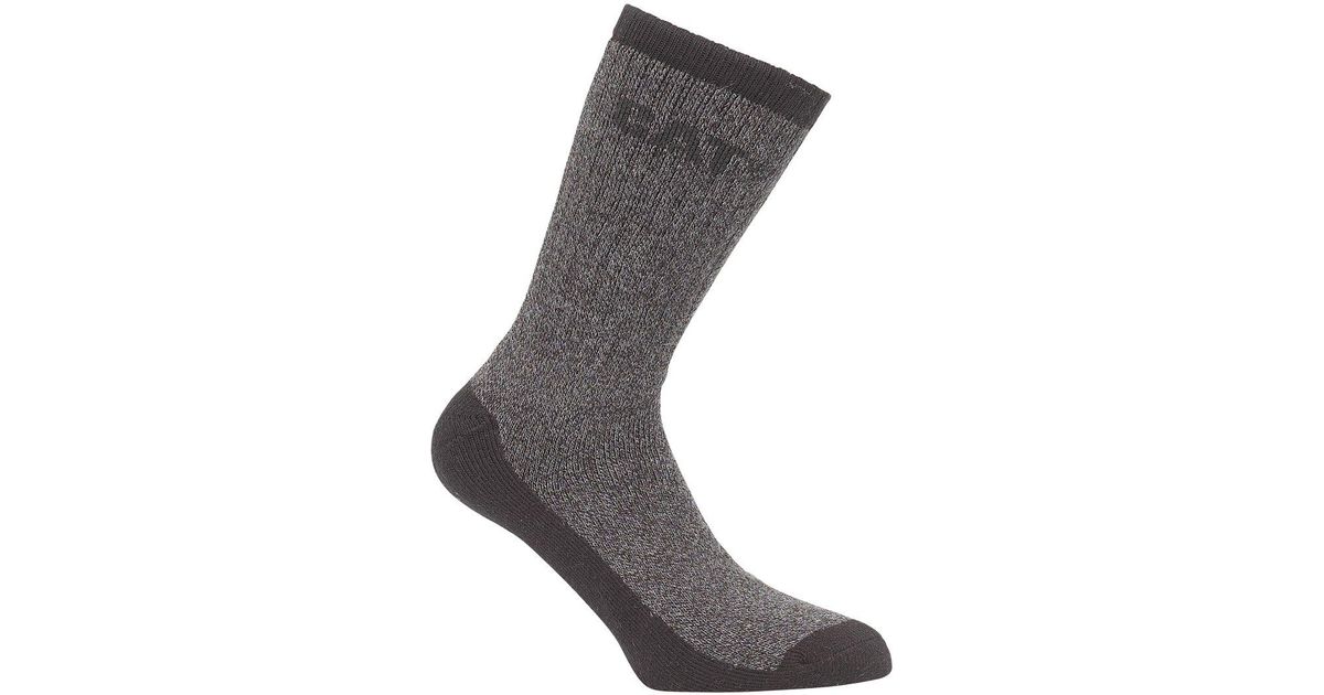 Caterpillar Thermal Work Socks (Pack Of 2) in Grey for Men | Lyst UK