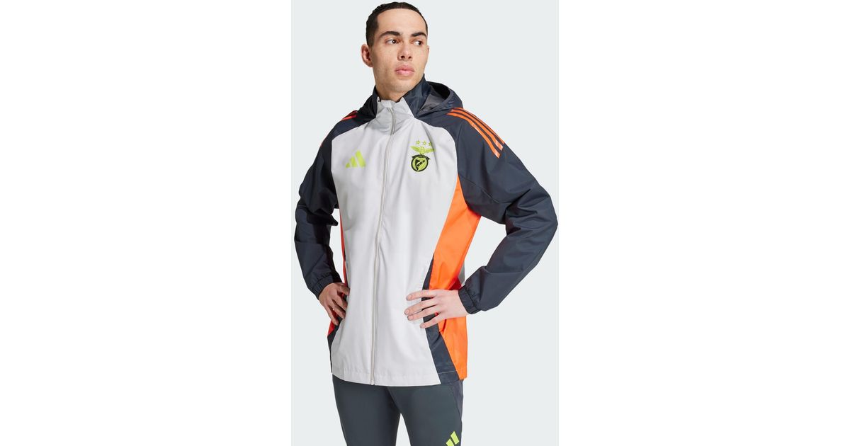 adidas Benfica Tiro 24 Competition All-Weather Jacket in Blue for Men ...
