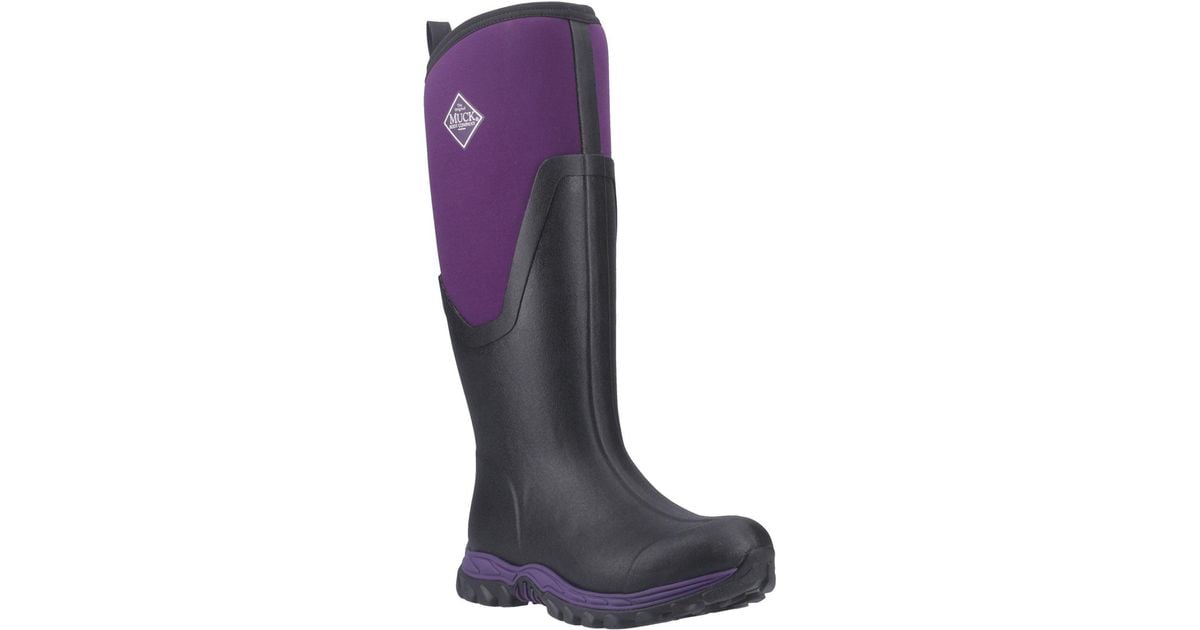Muck Boot Arctic Sport Ii Tall Rubber /Acai Winter Knee High in Purple ...