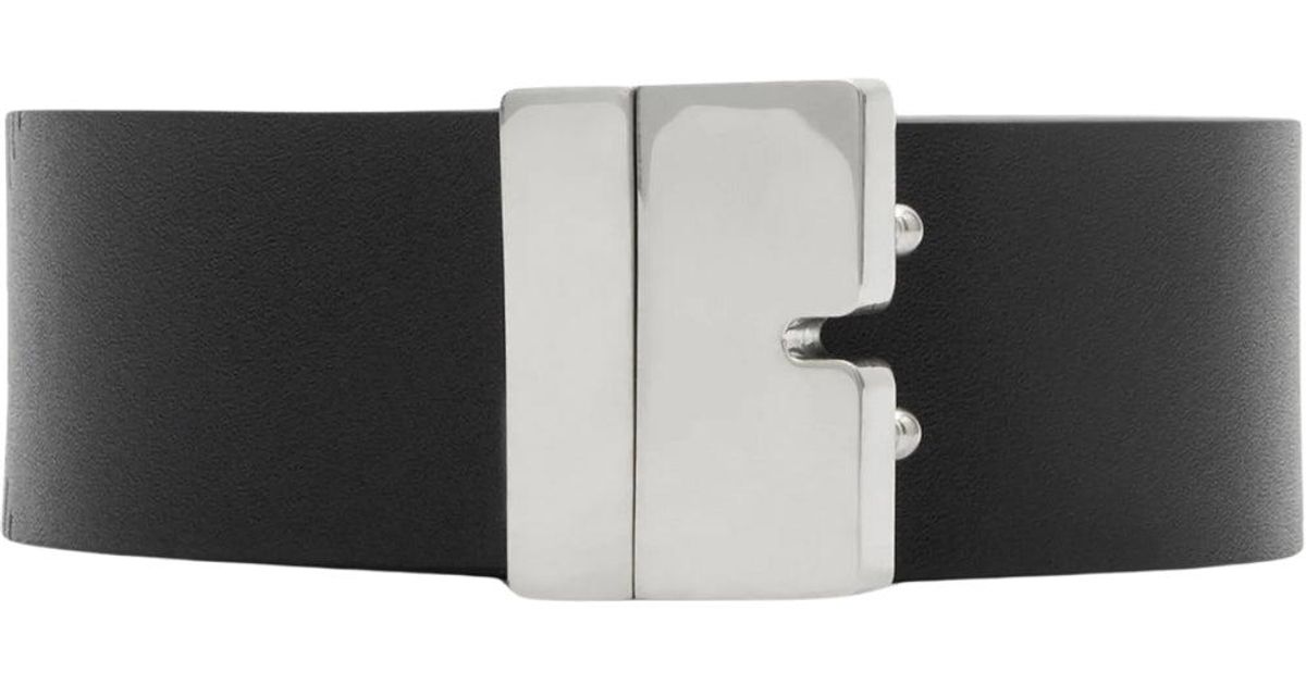 Burberry B Cut Reversible Belt Leather in Black for Men | Lyst UK