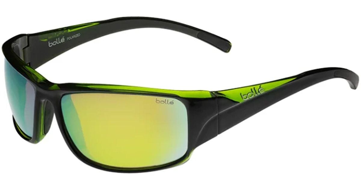 Bollé Bollé Keelback Polarized Shiny Sunglasses in Green | Lyst UK