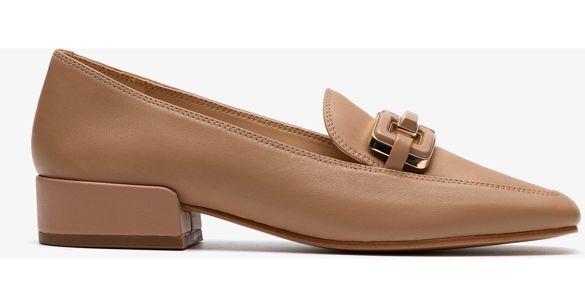 Clarks Seren30 Easy Praline Leather Shoes in Brown | Lyst UK