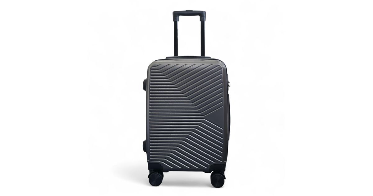 Infinity Leather Hard Shell Cabin 48 X 37 X 20 Cm Secure Luggage ...