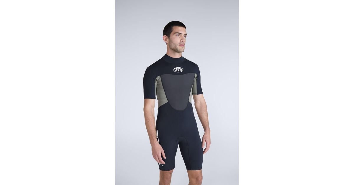 Mountain Warehouse 'Slater' Shorty Wetsuit With Back Entry Zip Neoprene ...