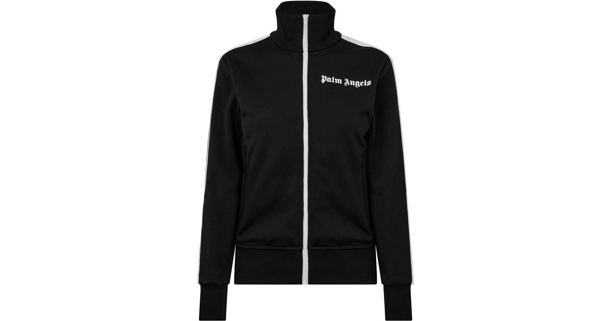 Palm Angels Classic Tracksuit Jacket in Black | Lyst UK