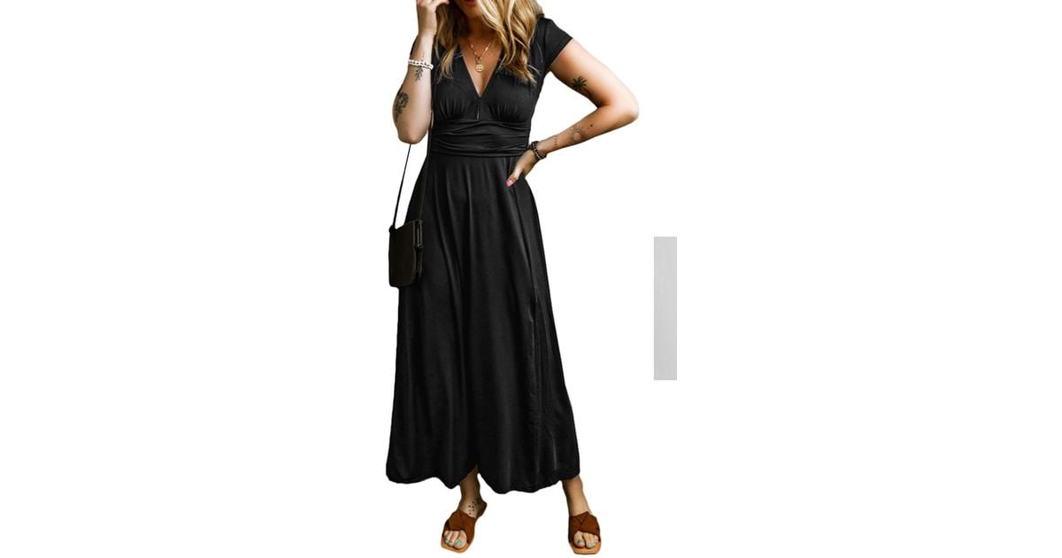 Everyday the Label Elegant Maxi Dress in Black | Lyst UK