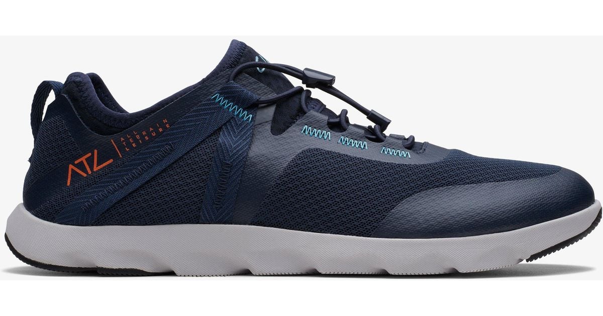 Clarks Atl Coast Rock Trainers in Blue for Men | Lyst UK
