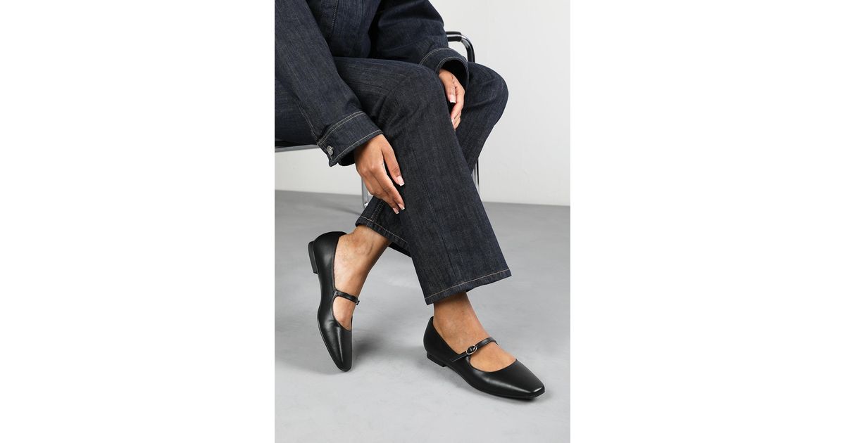 Where's That From Wheres 'Jordan' Wide Fit Mary Jane Flats With Buckle ...