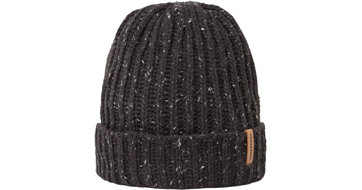 Craghoppers Riber Ii Beanie Pepper) in Black for Men | Lyst UK