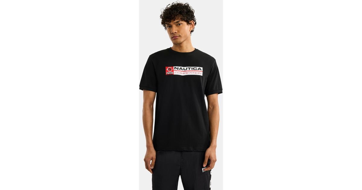 Nautica Dundalk T-Shirt in Black for Men | Lyst UK