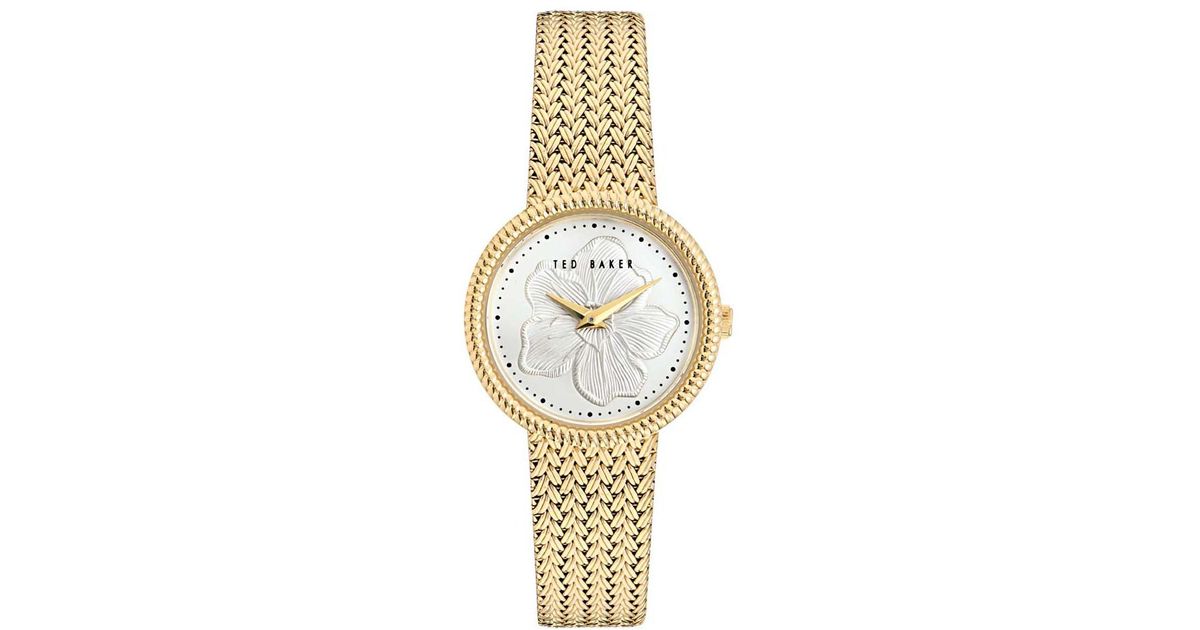 Ted Baker Bkpemf302 Ladies Emily Watch in Metallic | Lyst UK