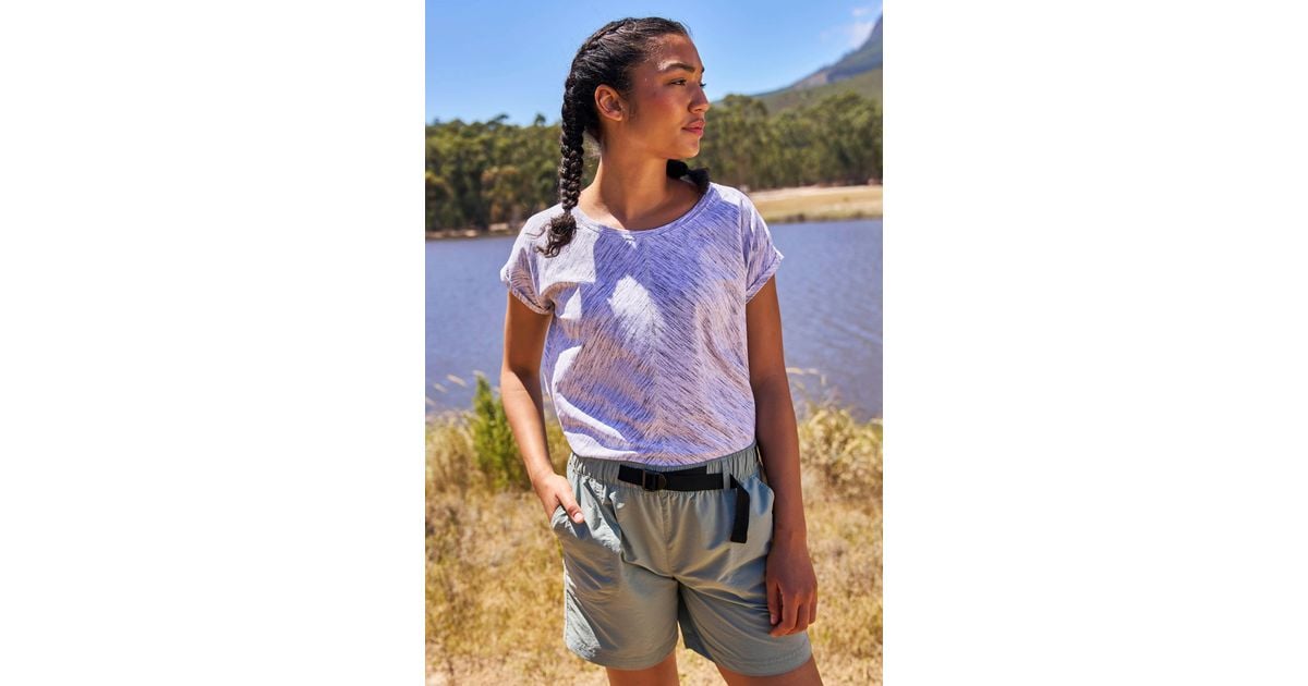 Mountain Warehouse 'Retreat Slouch' T-Shirt Isocool Relaxed Fit Sweat ...