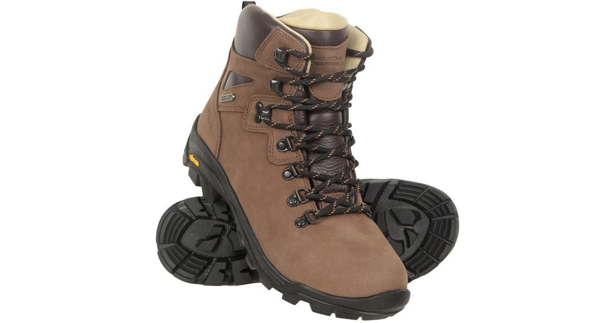 Mountain Warehouse 'Odyssey Extreme' Vibram Boots Nubuck Leather ...