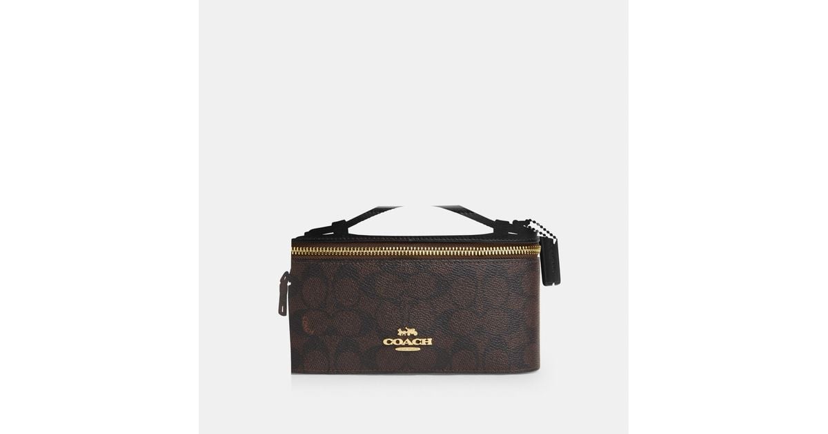 COACH Cosmetic Case in Black | Lyst UK