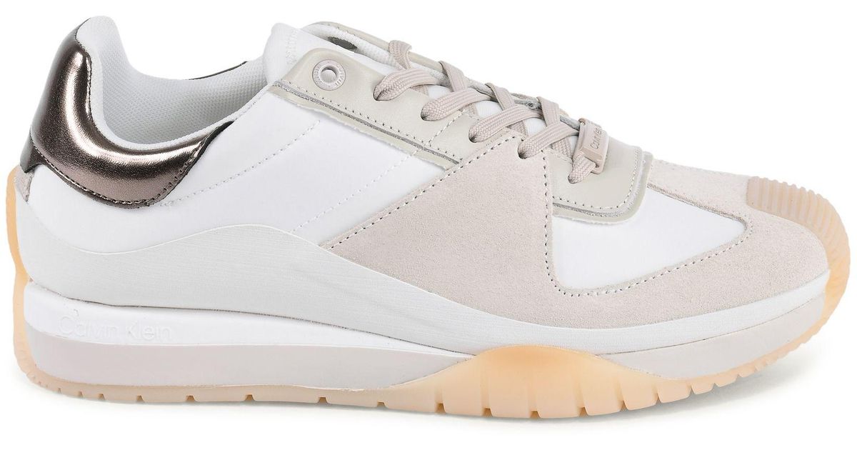 Calvin Klein Arya Lowtop Sneaker Casual in White | Lyst UK