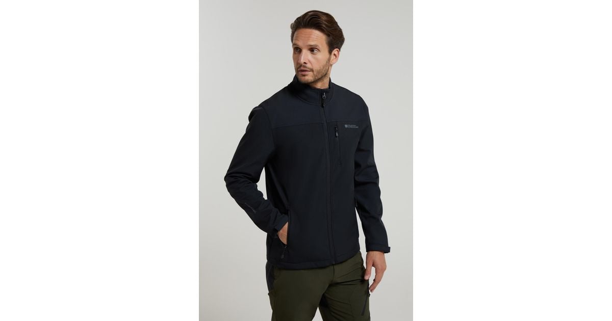 Mountain Warehouse 'Grasmere' Softshell Jacket Water Resistant Everyday ...