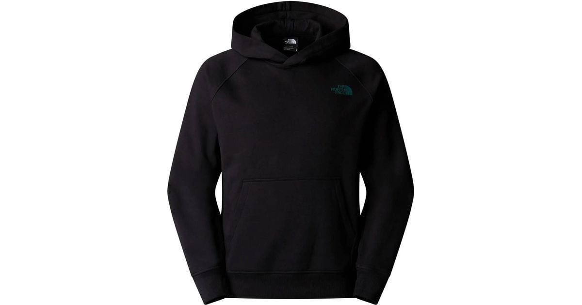 The North Face Raglan Box Tailgrid Infill Hoodie Cotton in Black for ...