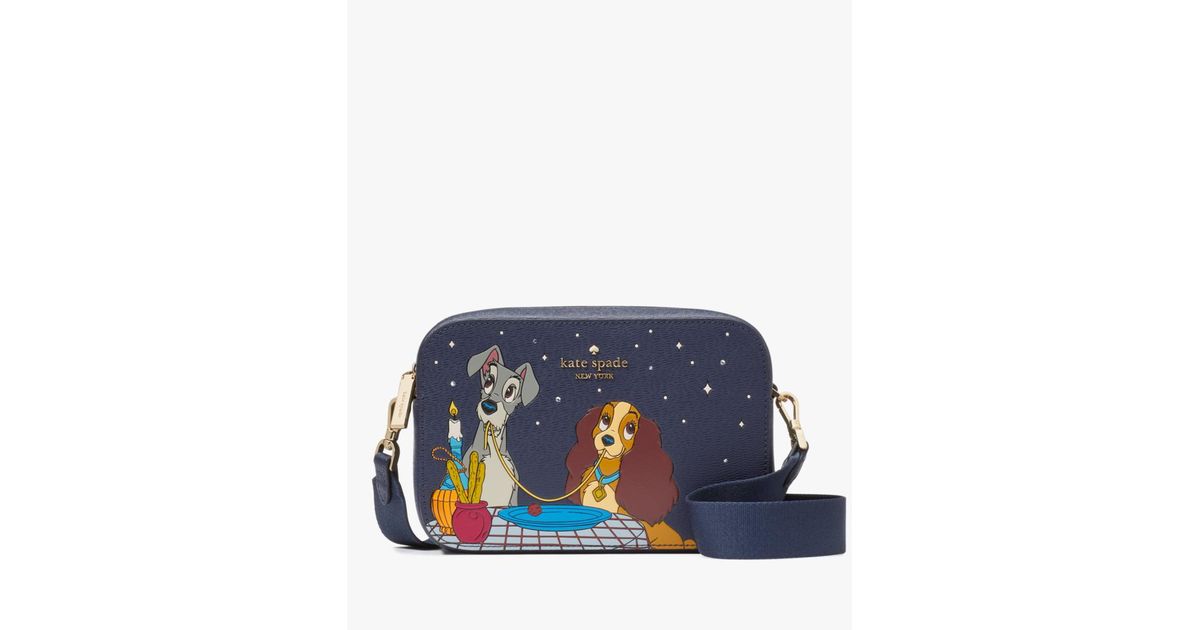 Kate Spade Disney X New York Lady And The Tramp Mini Camera Bag in Blue ...