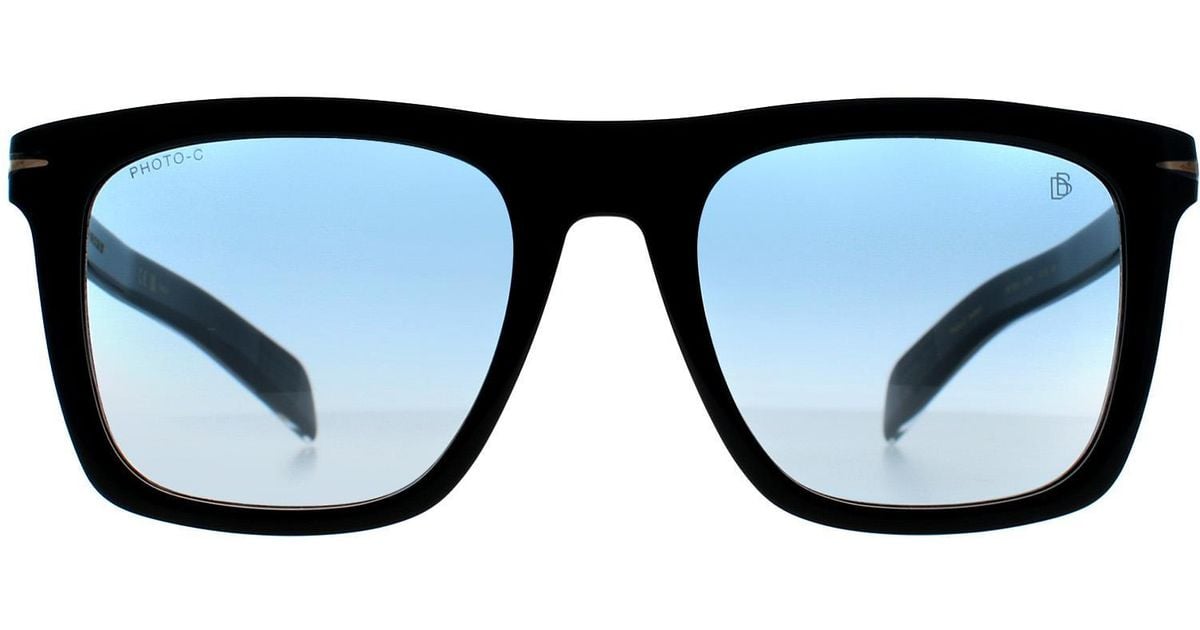 David Beckham Square Mirror Db 7000/S in Black for Men | Lyst UK