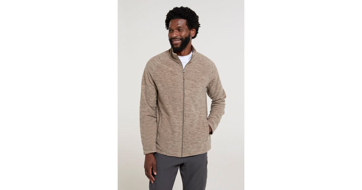 Mountain Warehouse 'Snowdon' Fleece Sweater Full Zip Quick Dry Antipill ...