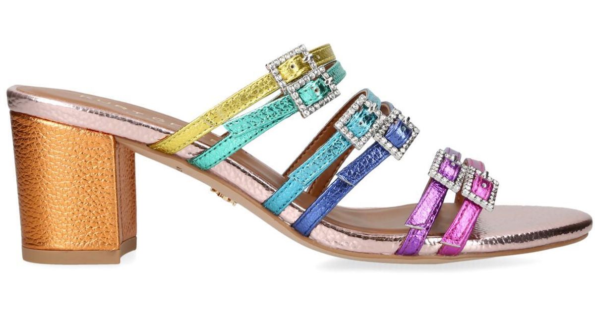 Kurt Geiger Leather Pierra Block Mule Mules | Lyst UK