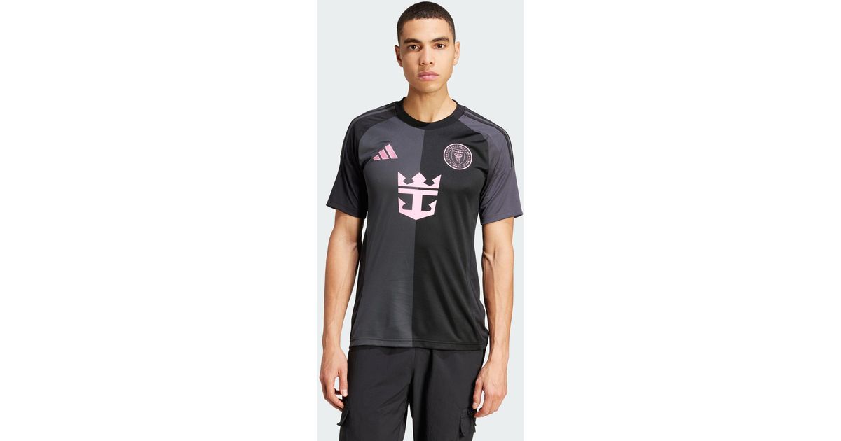 adidas Originals Inter Miami Cf 25/26 Messi Away Jersey in Black for ...