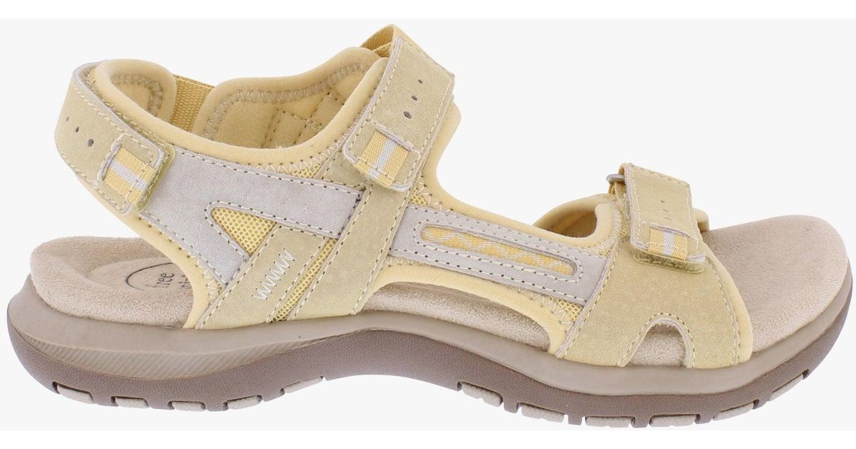 Free Spirit Ziri Sandals Straw/Multi in Natural | Lyst UK