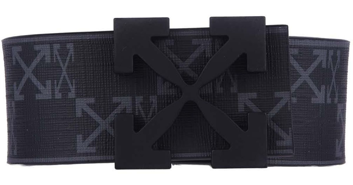 Off-White c/o Virgil Abloh Accessories Off Monogram Arrow Belt in Blue ...