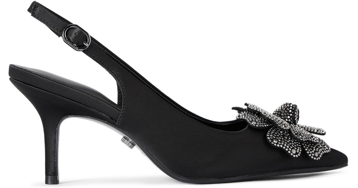 Carvela Kurt Geiger Fiore Sling Heels in Black | Lyst UK