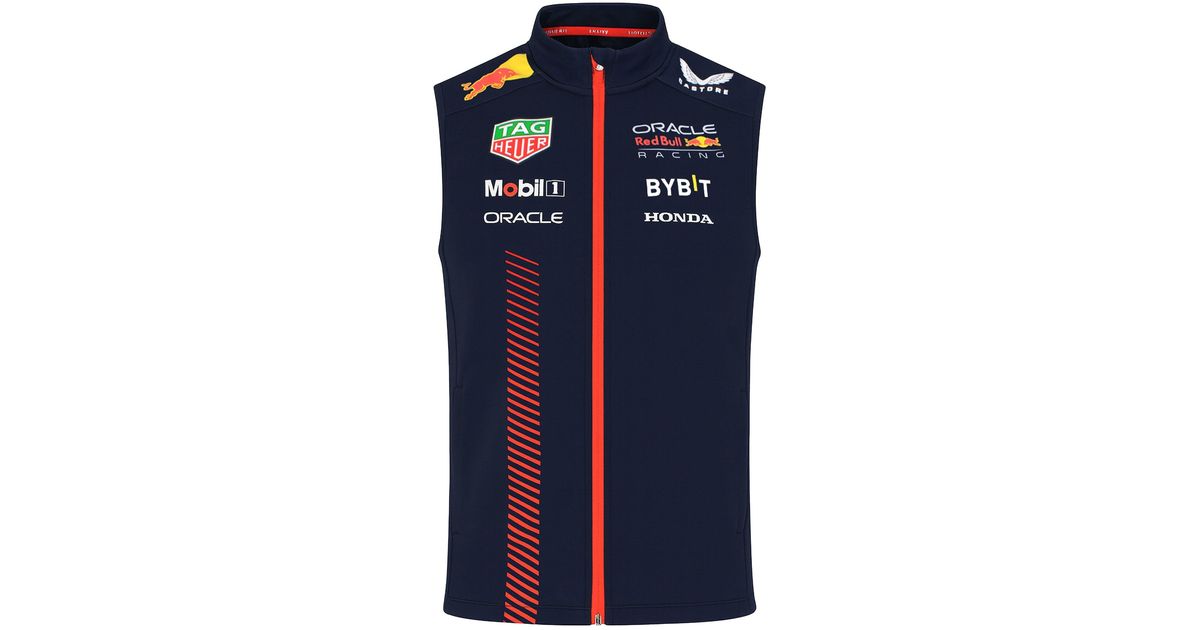 Castore Oracle Bull Racing Hybrid Gilet in Blue for Men | Lyst UK