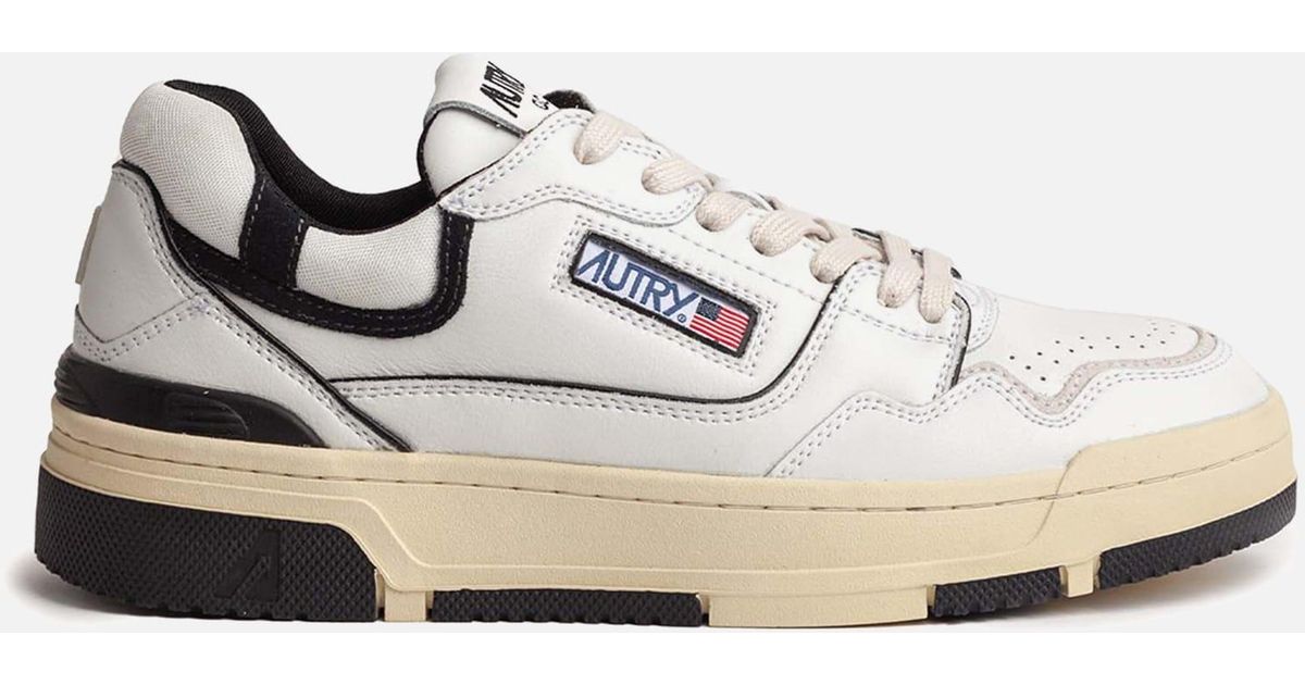 Autry Court Leather Trainers in White for Men | Lyst UK