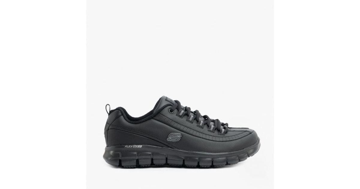 Skechers Relaxed Fit: Sure Track in Black | Lyst UK