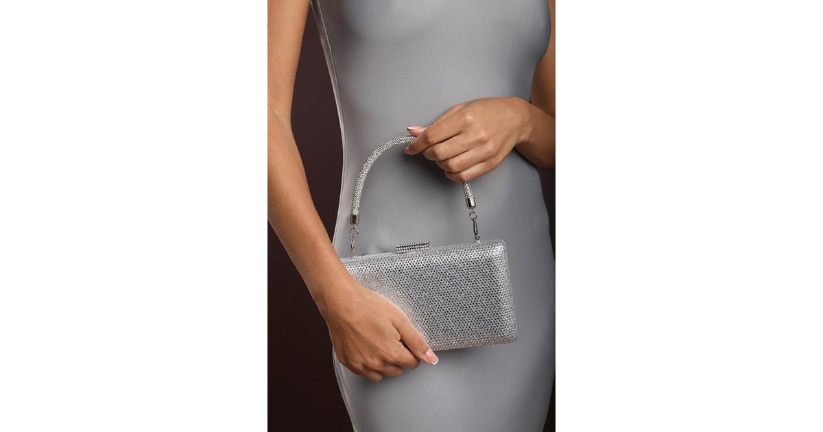 Where's That From 'Veil' Embellished Hard Case Evening Clutch Bag in ...