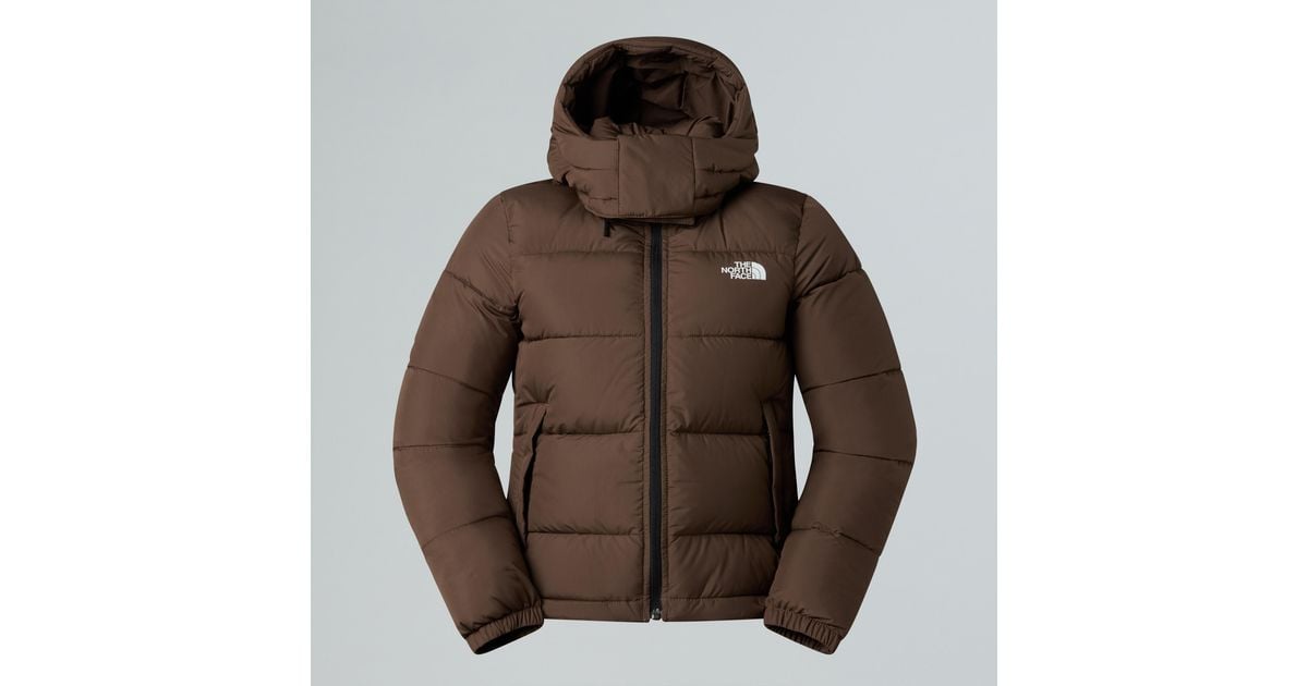 The North Face Puffy Jacket in Brown | Lyst UK